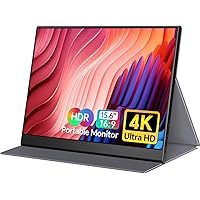 Amazon.com: Yxk 4K Portable Monitor 15.6" 3840x2160 UHD USB-C HDMI ...