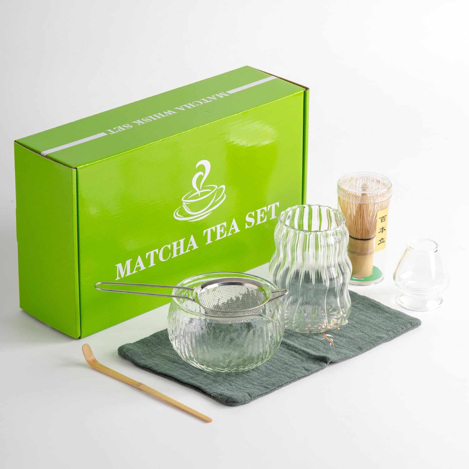 DWEHIXBUY 7Pcs Japanese Matcha Tea Set, Matcha Kit with Matcha Bowl ...