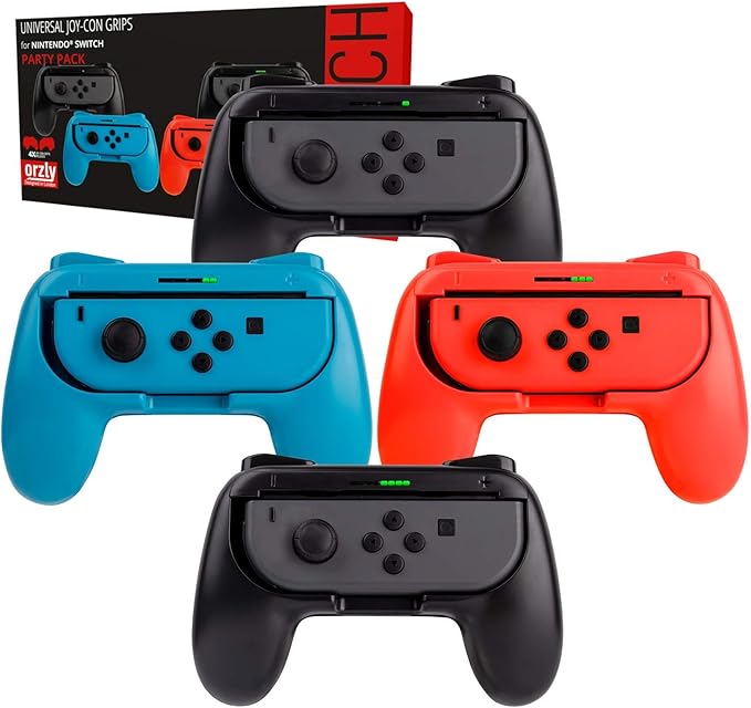 Orzly Grips for Nintendo Switch Joycon Controller Grips for Super Smash ...