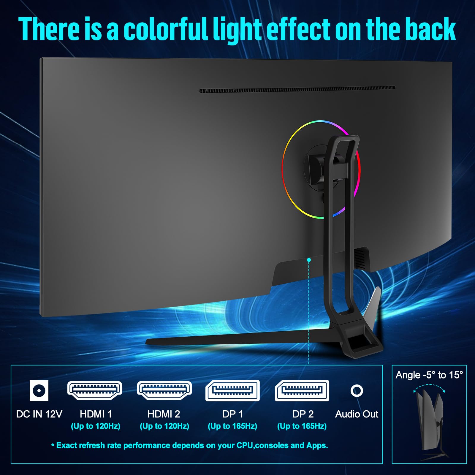 Mua Gawfolk 34 Inch GF340C Monitor | Ultrawide Curved | 3440x1440 ...