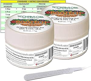 Technaflora Rootech Gel for Plants, 7 Grams (2-Pack with City Garden ...