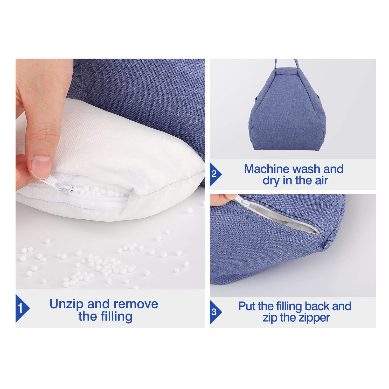 MoKo Tablet Pillow Stand, Lap Pillow Bed Sofa Soft Cushion Holder Xmas ...