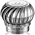 Amazon.com: Roof Wind,Stainless Steel Turbine Ventilator Vents Exhaust Wind Turbines Cap Roof ...