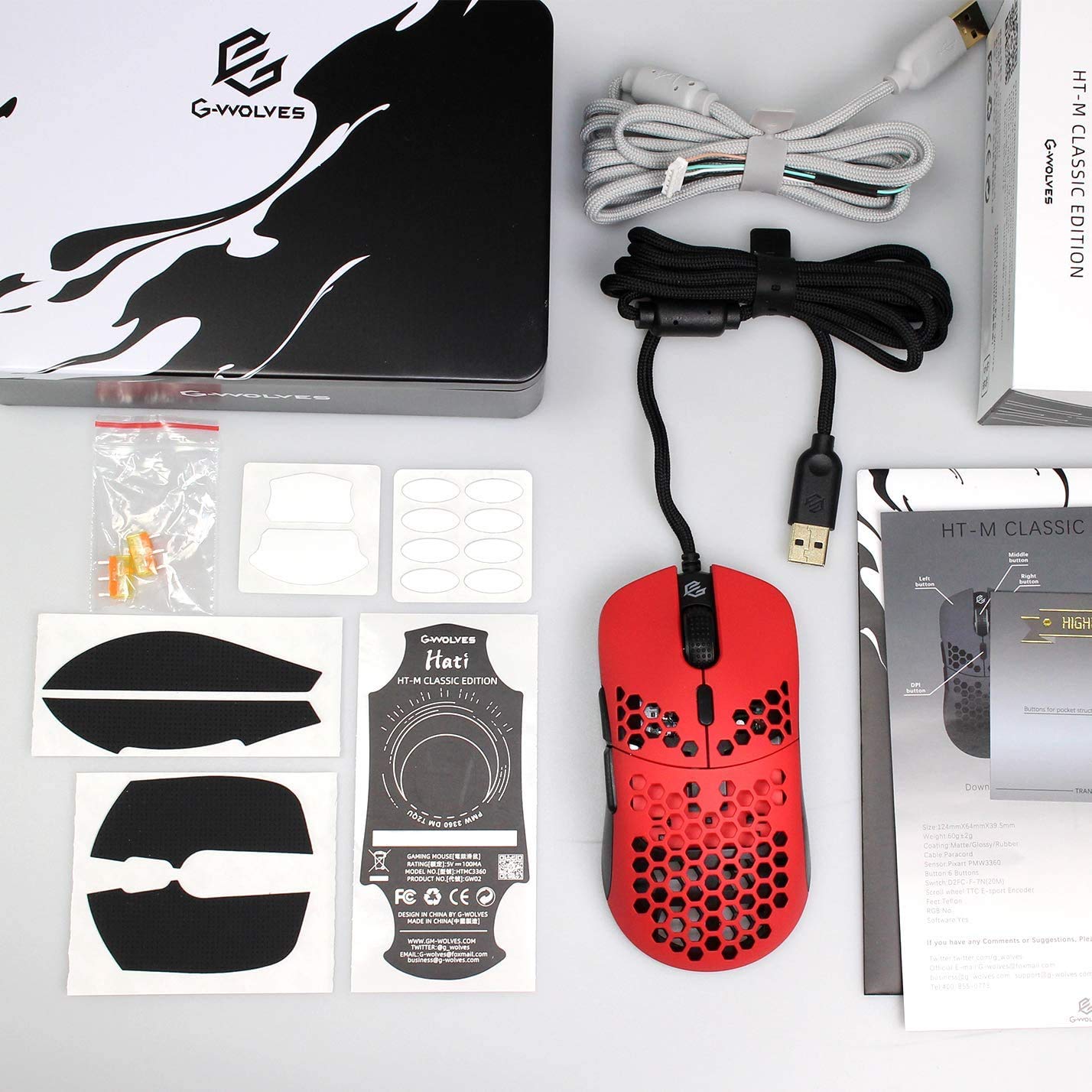 Mua Gwolves Hati HTM Ultra Lightweight Honeycomb Design Wired Gaming ...