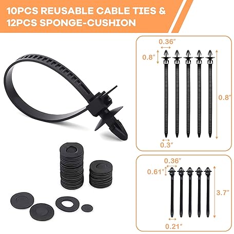 Mua 240 Pcs Car Push Retainer Kit and Free Fastener Remover,Assortment ...