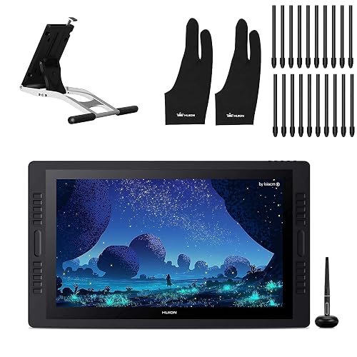HUION 2020 Kamvas Pro 24 Graphic Drawing Monitor 2.5K QHD Resolution ...