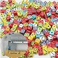 Amazon.com: SmartDealsPro 100 Assorted 1/5" 5mm D6 Mini Dice Game Dot ...