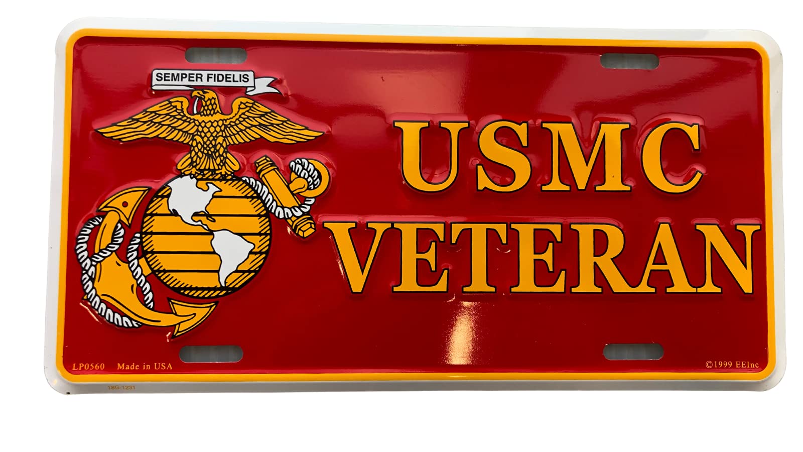 EE INC. USMC Veteran Marine License Plate for sale | Katy, TX | Nellis ...