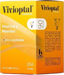 Vivioptal Vitaminas y Minerales 90 cápsulas: Amazon.com.mx: Salud y ...