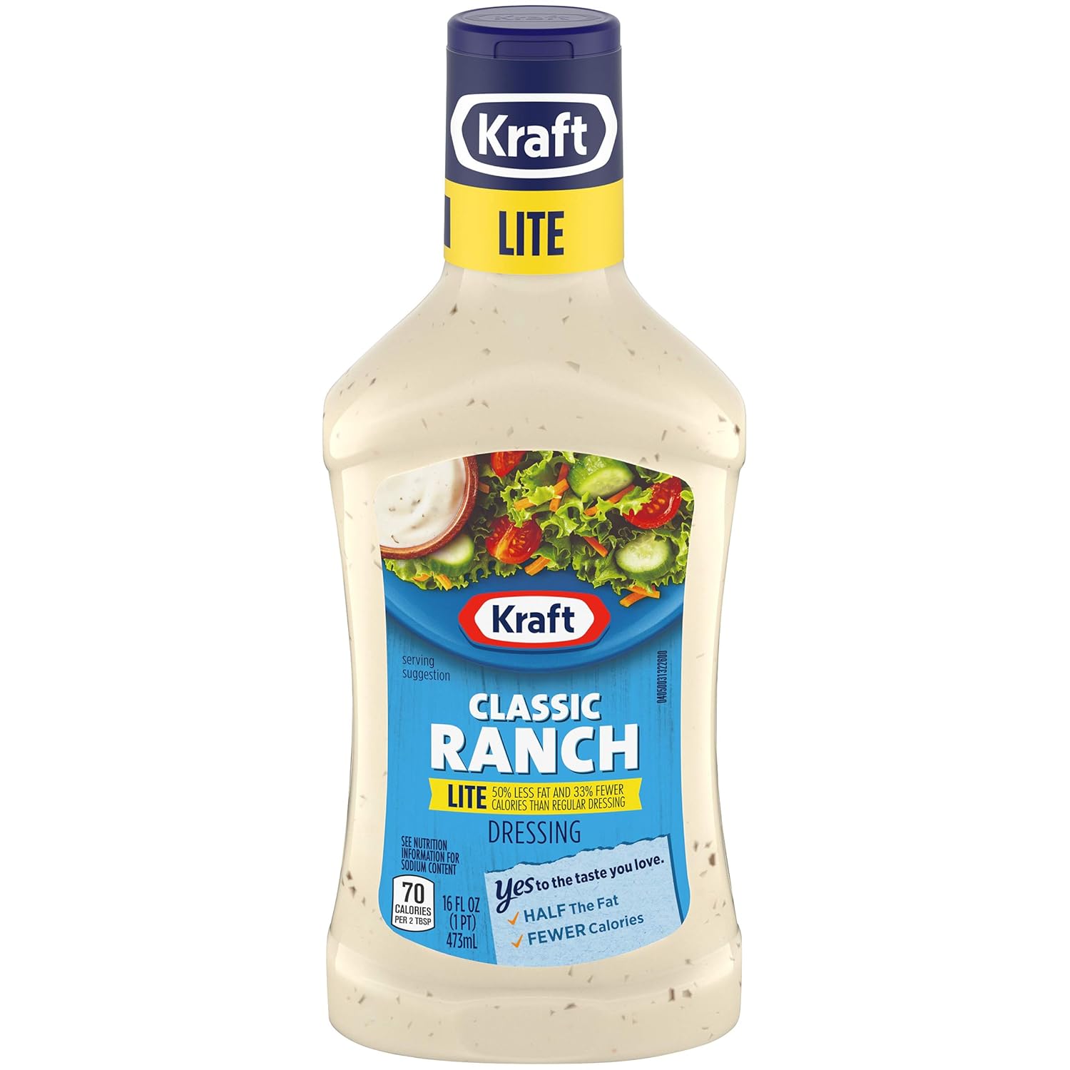 Amazon.com : Kraft Light Ranch Reduced Fat Free Salad Dressing (16 oz ...