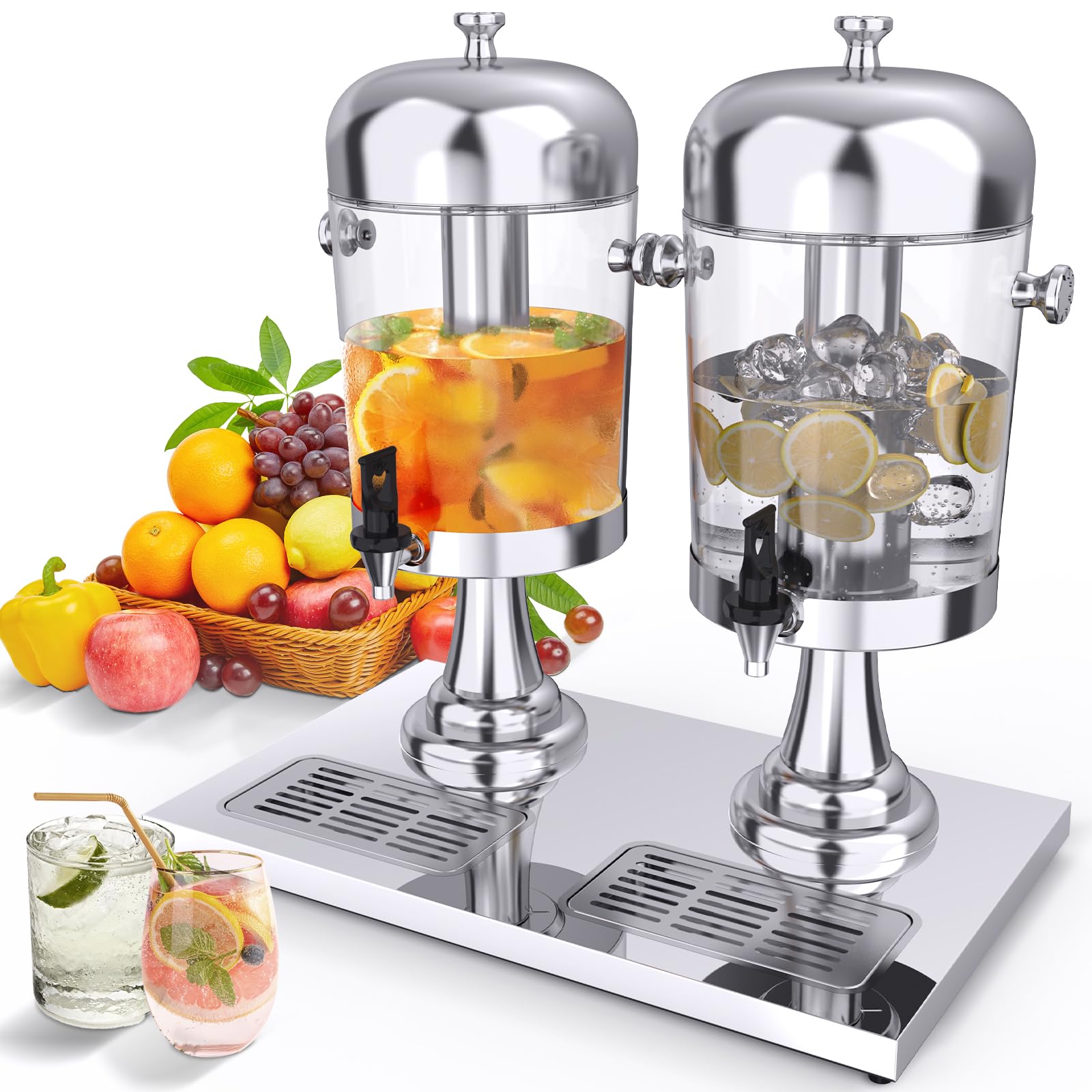 THXSUN Beverage Dispenser, 4.4 Gallon Drink Dispensers for Parties with ...