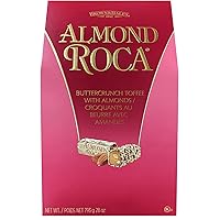 Brown & Haley Almond ROCA Canister, Individually Wrapped Chocolate ...
