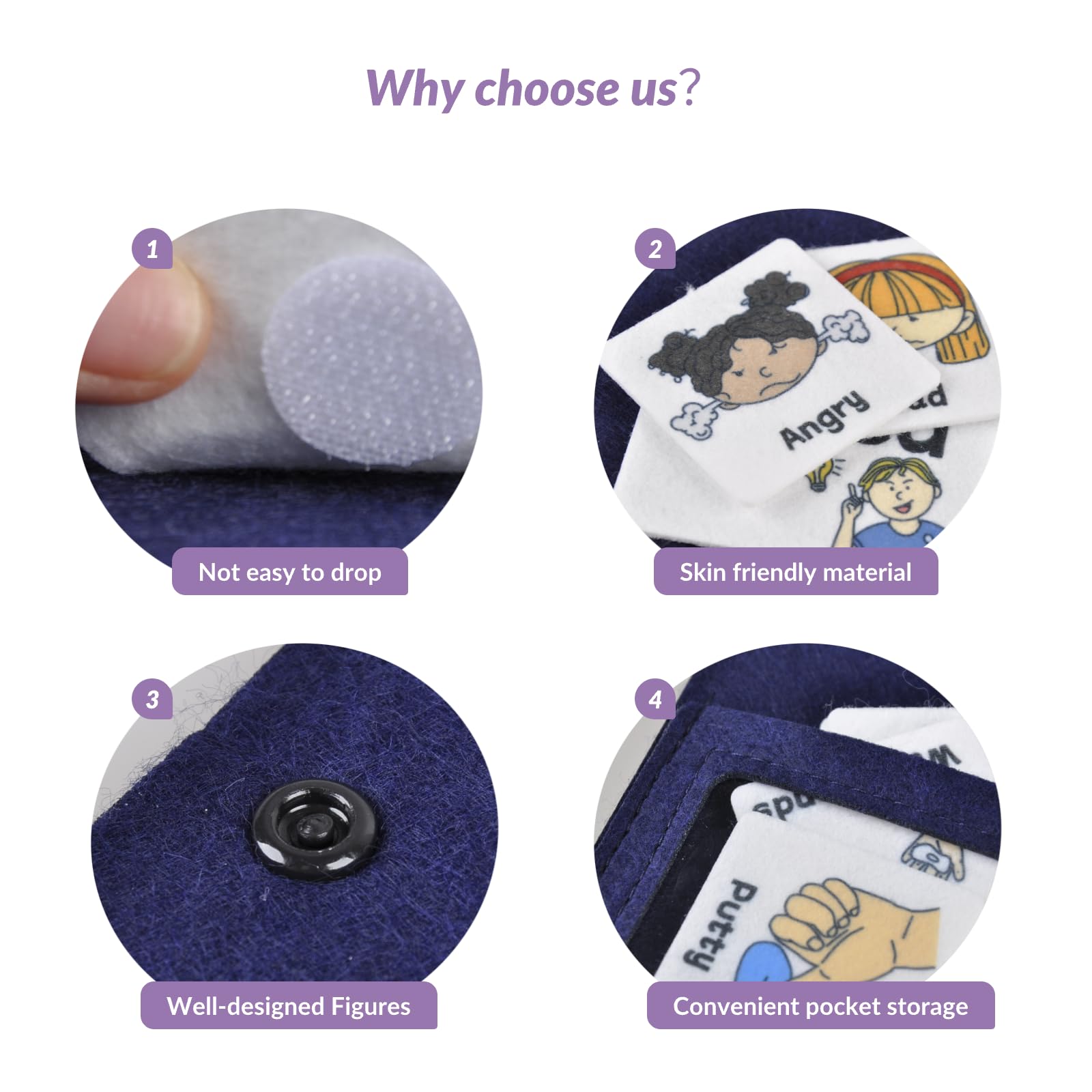 Emotional Support School Supplies KIKIGOAL Feelings Chart For Kids ...