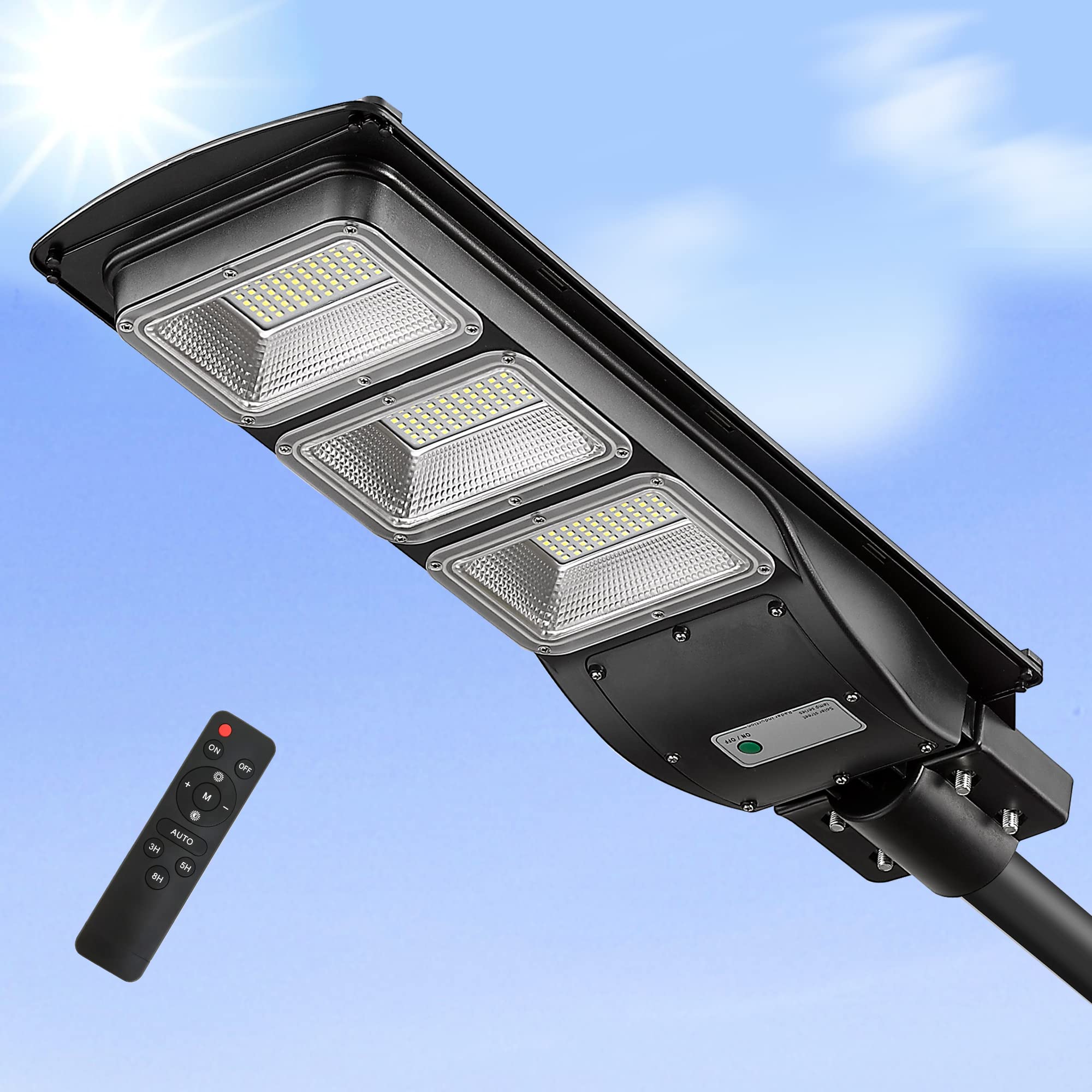 Mua Lovus 1200W Solar LED Street Light, 60000LM Solar Security Flood ...