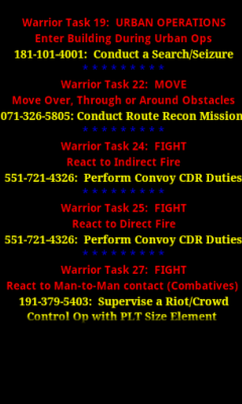 Amazon.com: Army Warrior Task Tracker (AWTT) Level 4, SFC and above ...