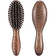 Amazon.com : BESTOOL Hair Brush,Natural Walnut Wood & Boar Bristle Hair Brushes for Women Men ...