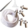 Amazon.com: GXFCCYXT 5 Pieces 1/2-Inch Diameter Aluminum Wick Holders ...