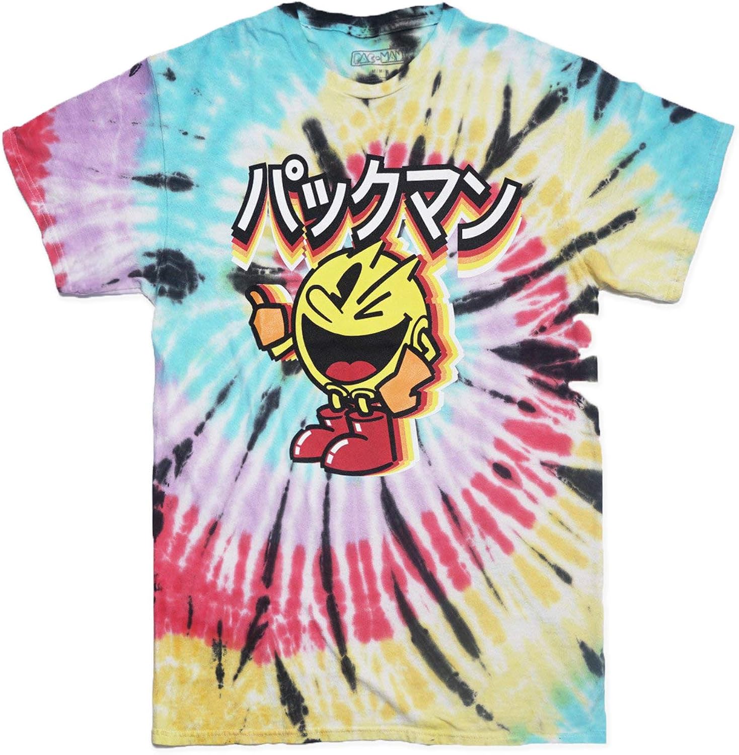 Amazon.com: Pac-Man Mens Short Sleeve T-Shirt (Multi/PM010, X-Large ...