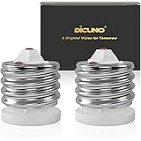 YAYZA! 4-Pack E26 E27 to E39 E40 Bulb Base Adapter, Medium to Goliath ...