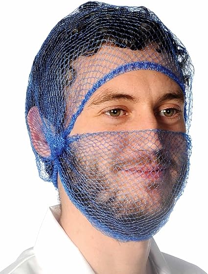 DD PPE DD204 36 x Workwear Disposable Mesh Beard Snood Nets for Food ...