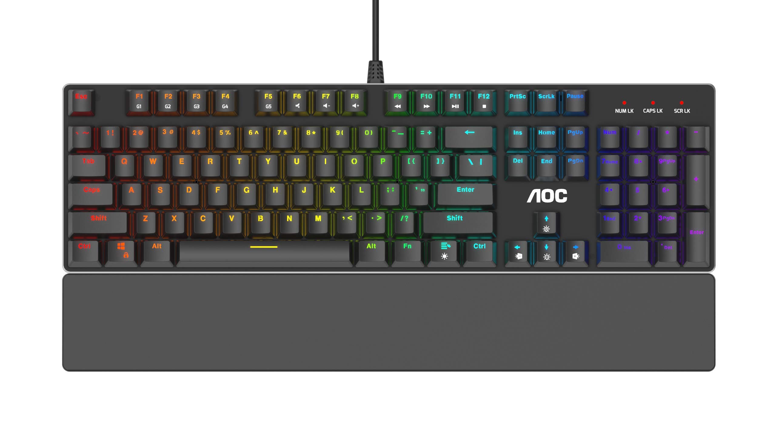 Mua AOC Gaming Full RGB Mechanical Keyboard, 104-Key Outemu Blue ...