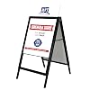 M&T Displays Sandwich Board 30x40 Inches Slide-in A Frame - Double ...