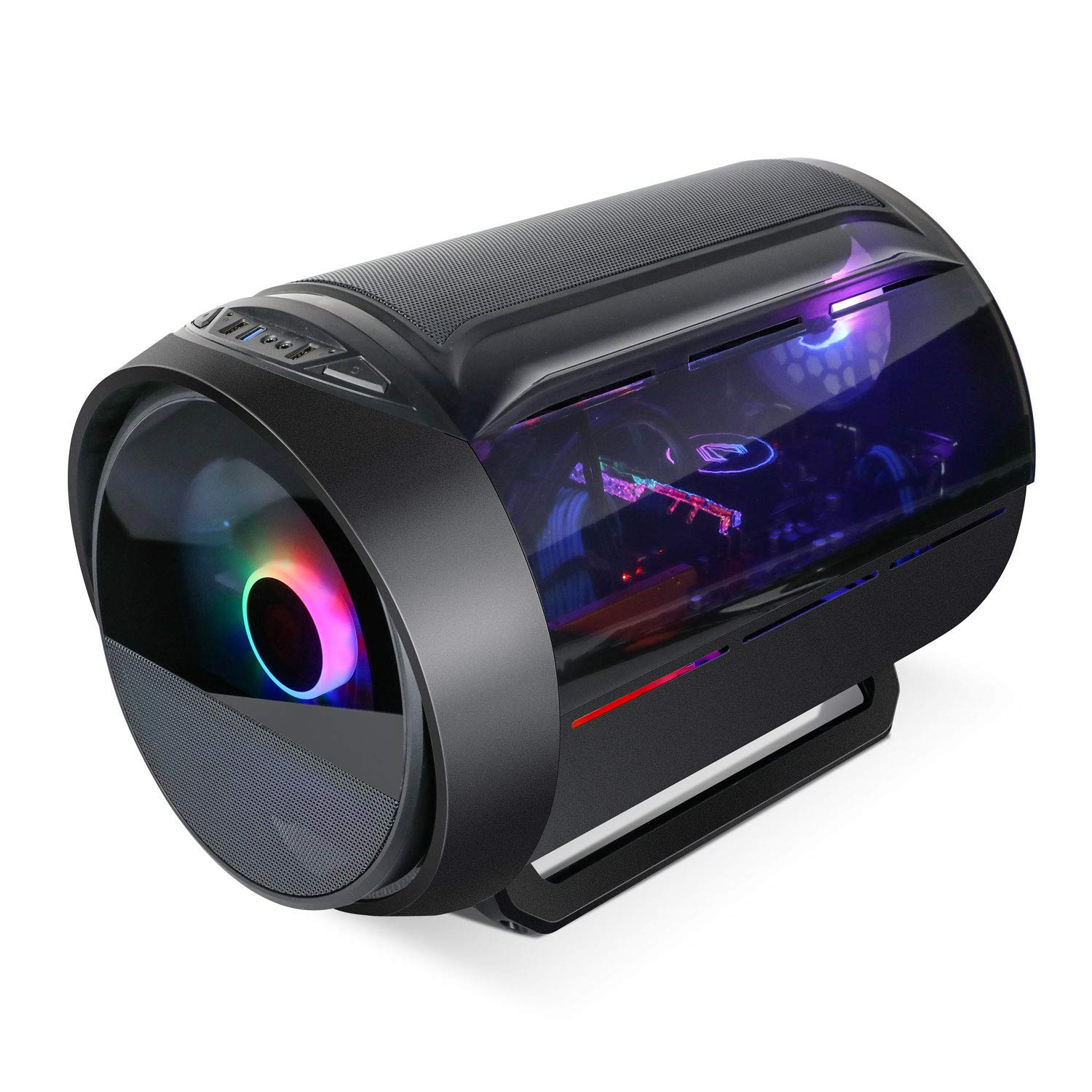 Mua Vetroo K2 M-ATX Mid-Tower Pc Gaming Case, Pre-Installed 200mm RGB ...