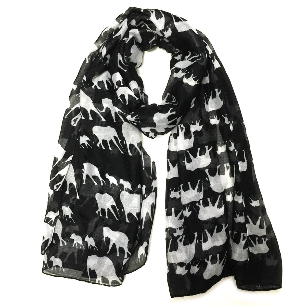 Wrapables Elephant Print Scarf Wrap | Buy Scarves and Wraps