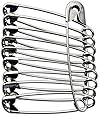 Large Safety Pins Size 4 / 52mm 50Pcs Silver: Amazon.co.uk: Office Products