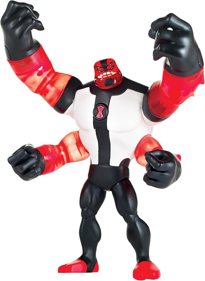Amazon.com: Ben 10 Power Up Four Arms Deluxe Action Figure: Toys & Games