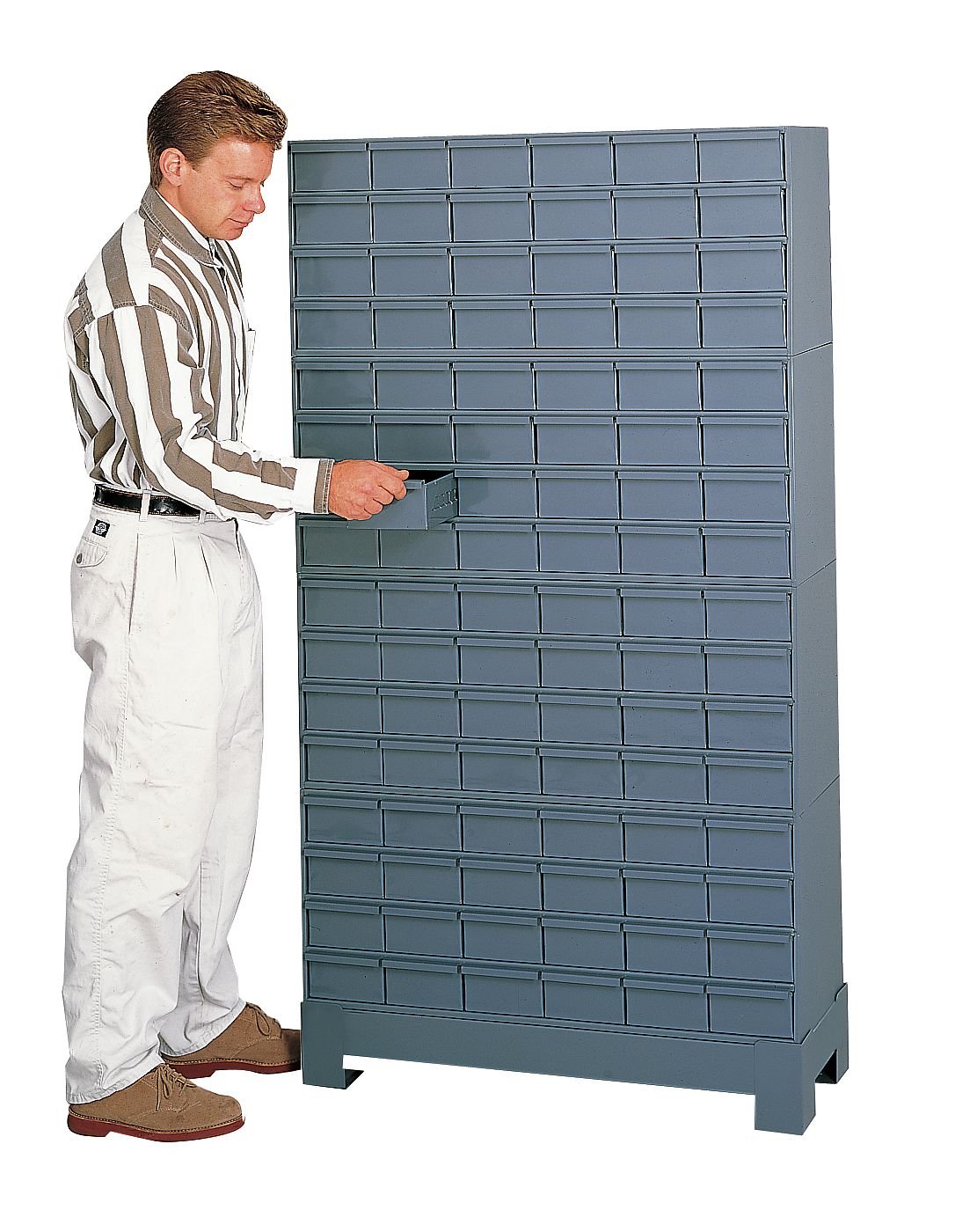 Durham 017-95 Prime Cold Rolled Steel Cabinet, 48 Drawer, 12-1/4 ...