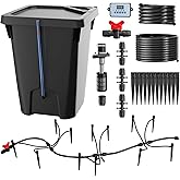 Amazon.com: Automatic Drip Irrigation System Kits with 5 Gal Reservoir ...