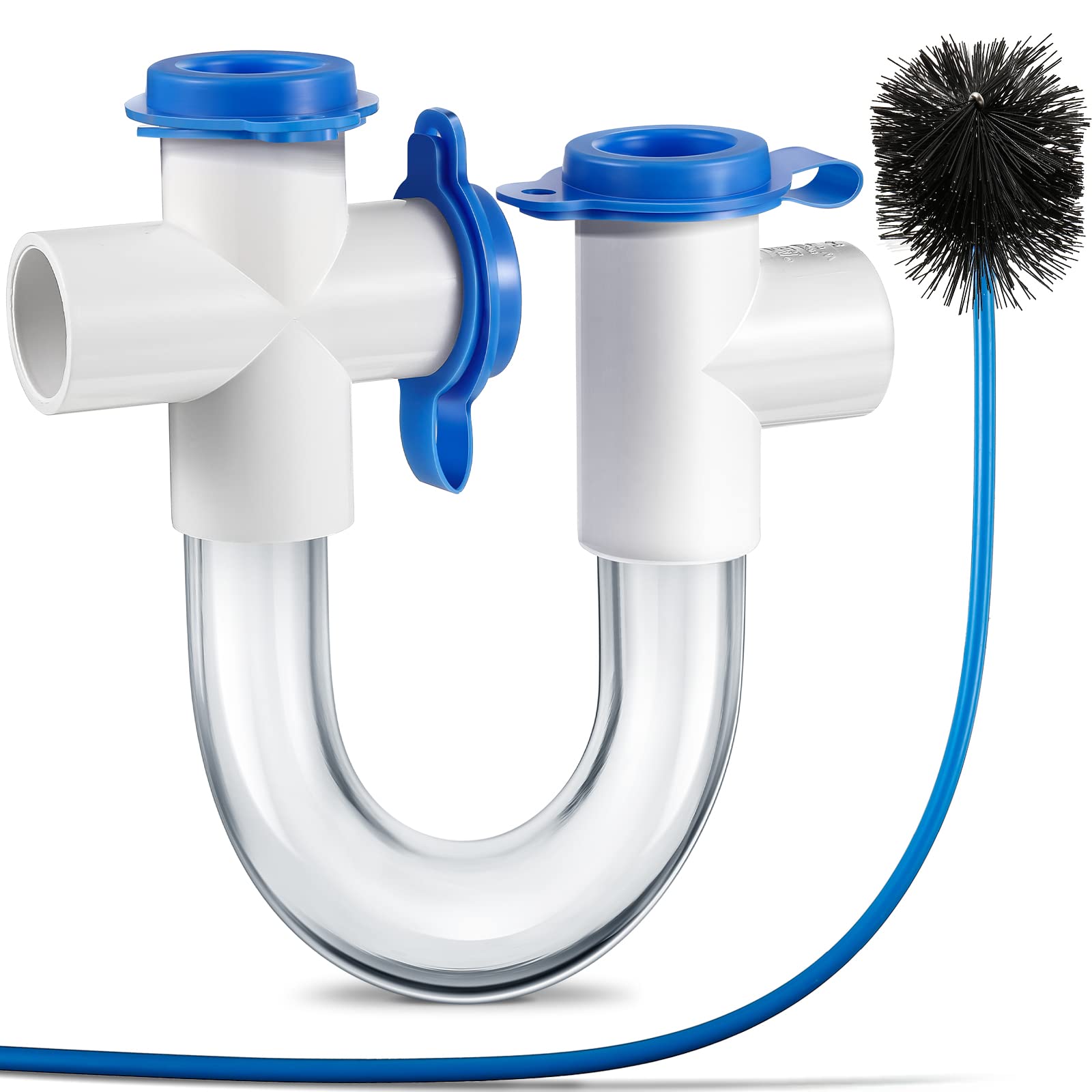 Mua 3/4 Inch Standard Condensate Trap with Cleaning Brush, PVC U Trap ...