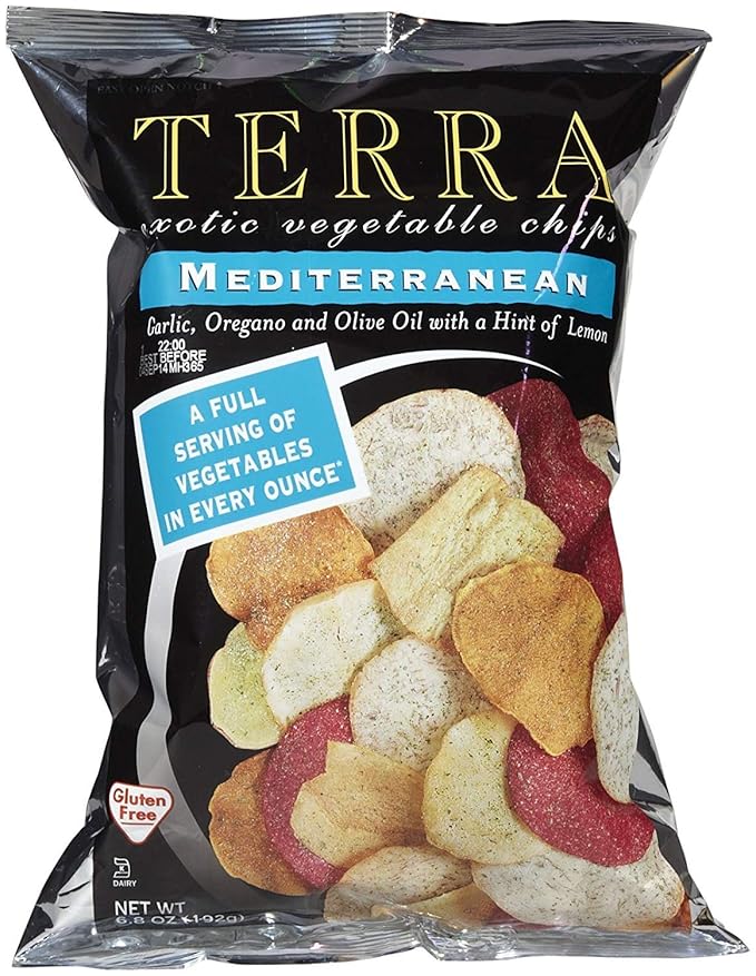Amazon.com : Terra Mediterranean Chips, 7.5 oz : Grocery & Gourmet Food