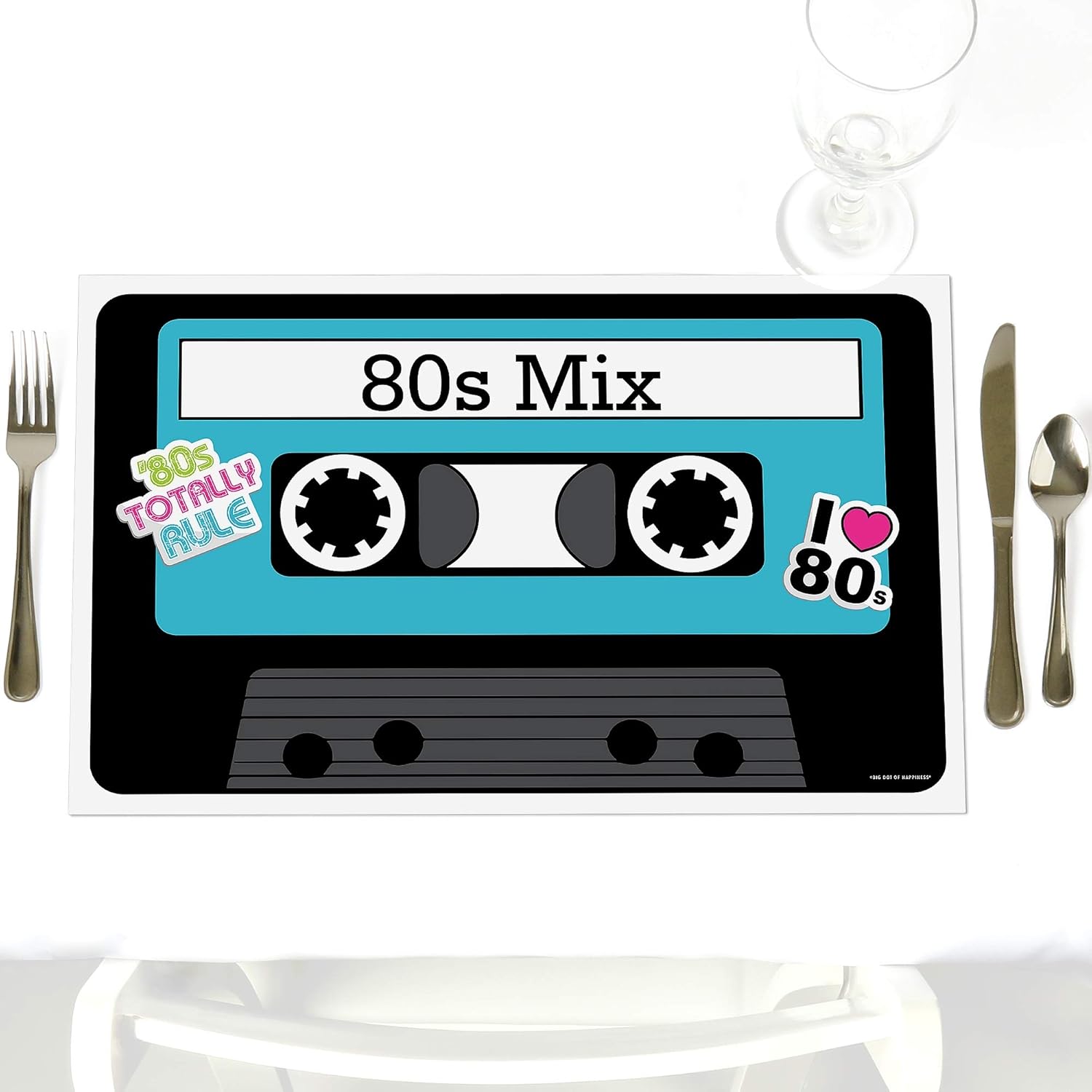 Amazon.com: 80's Retro - Party Table Decorations - Totally 1980s Party ...