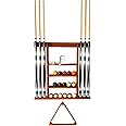 Amazon.com: GACCO BILLIARDS Pool Cue Stick Holder Wall Mount, Pool Cue ...