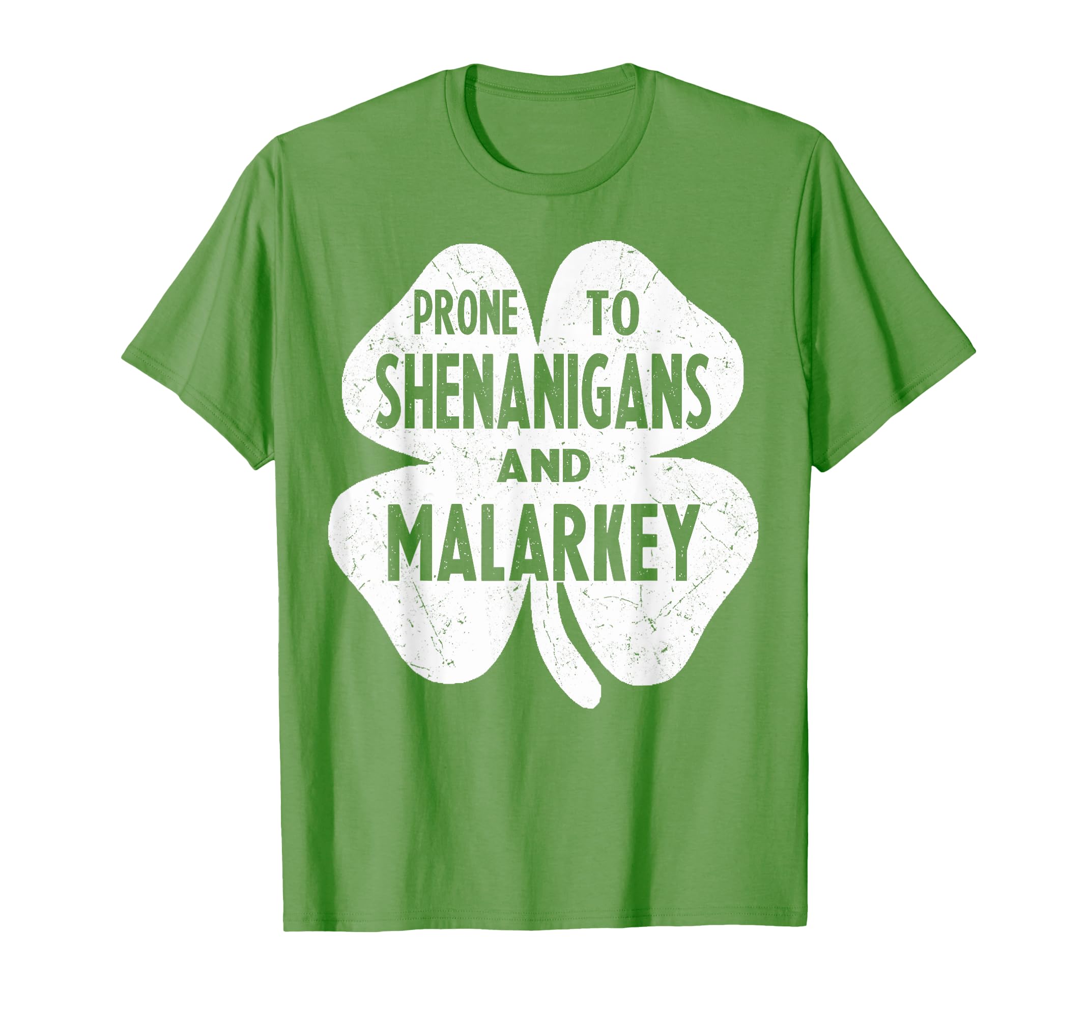 Prone To Shenanigans And Malarkey Funny St Patricks Day Boys T-Shirt ...