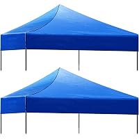 Amazon.com : 2 Pieces Canopy Top Replacement Cover 10 x 10 Pop Up ...