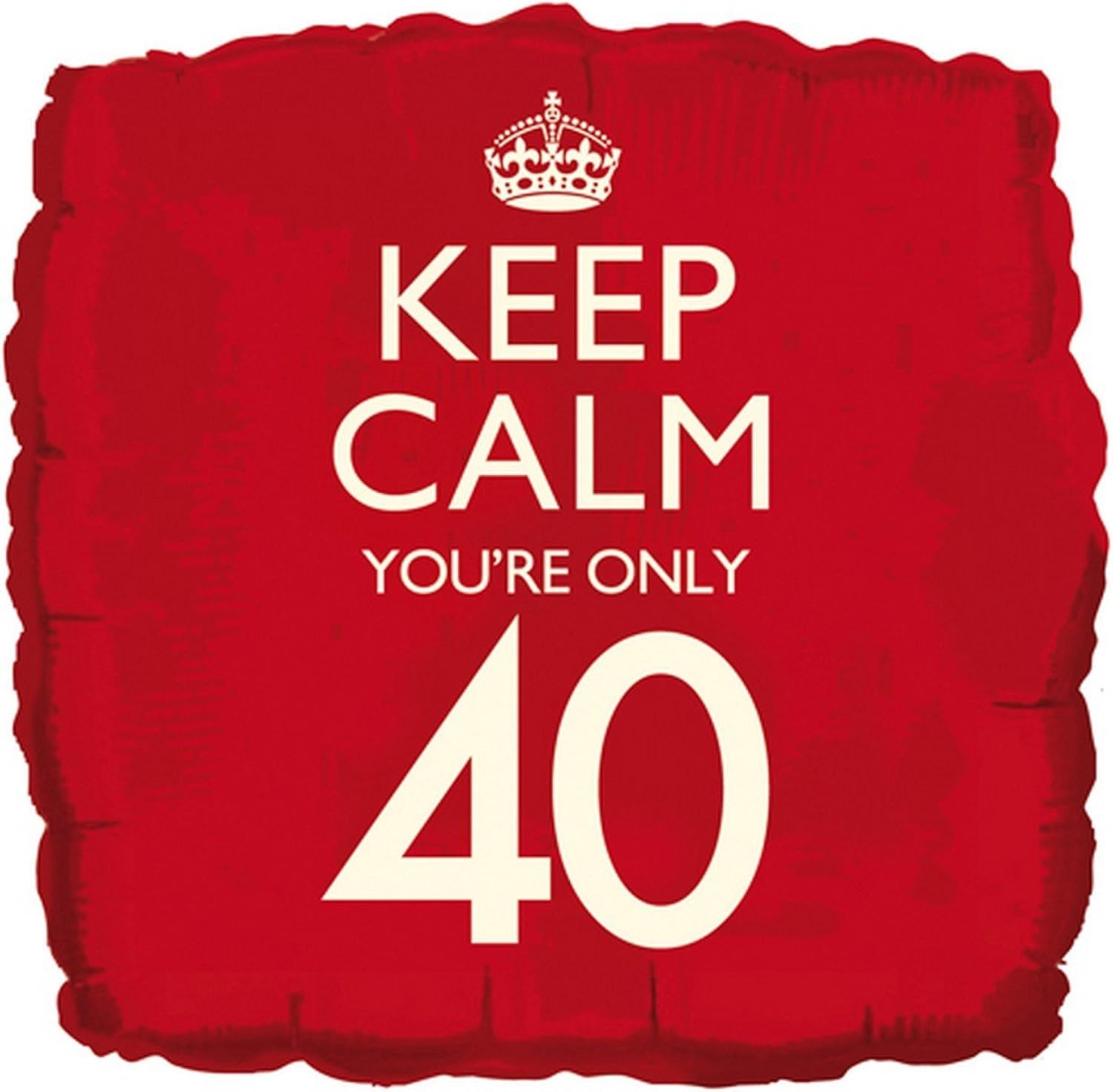 Creative Party - Palloncino da 46 cm Keep Calm - 40 anni (Taglia unica ...