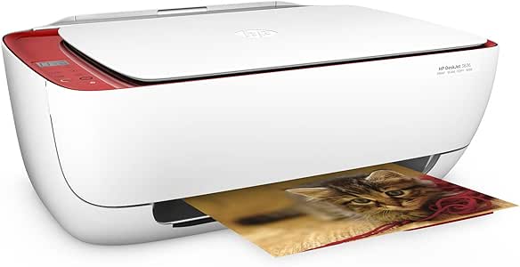 Amazon.com: HP DeskJet 3636 Limited Edition Printer/Copier/Scanner Red ...