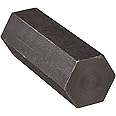 United Scientific WHX1000 Steel Non-Rolling Hexagonal Mass, Metric Size, Black Oxidized Finish ...