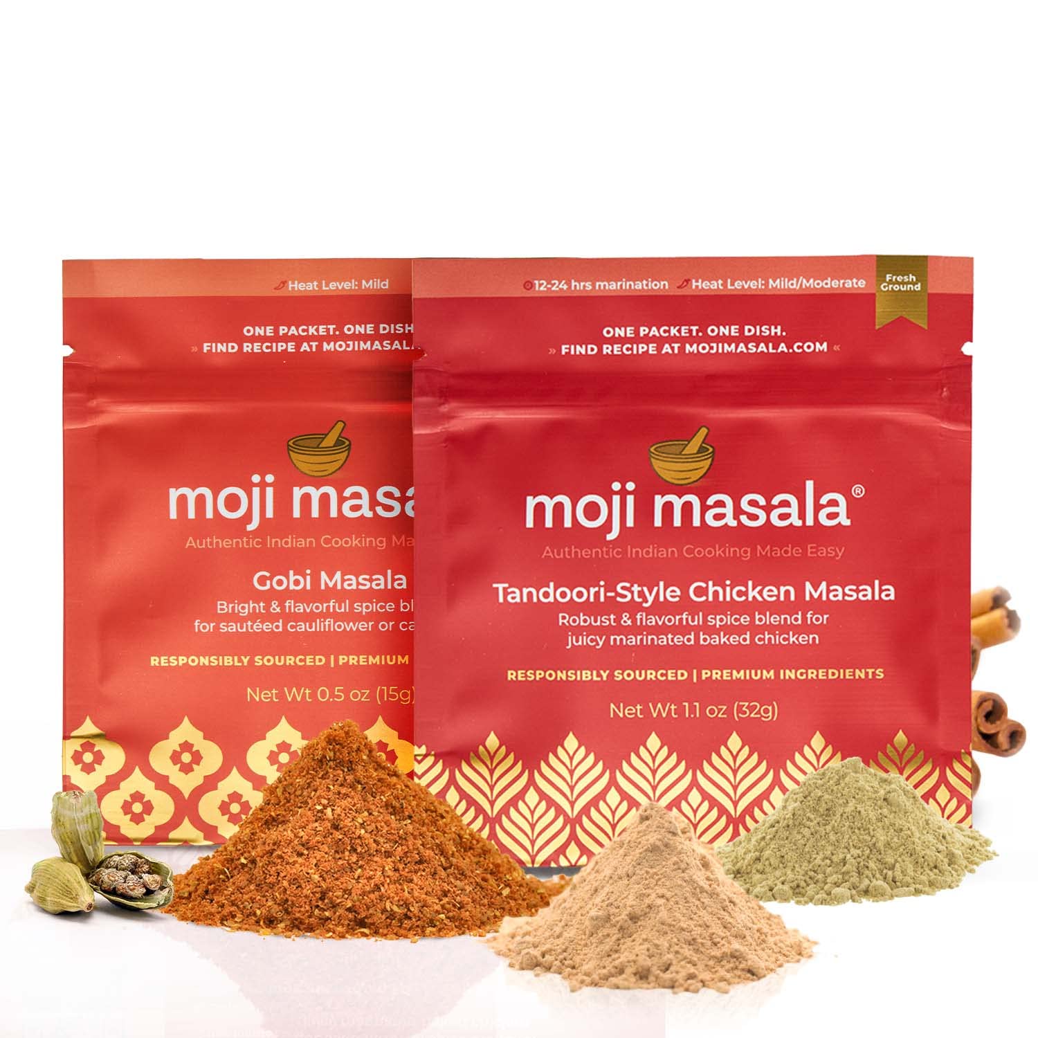Mua Moji Masala Indian Spice Set - 2 Pack I Tandoori-Style Chicken ...