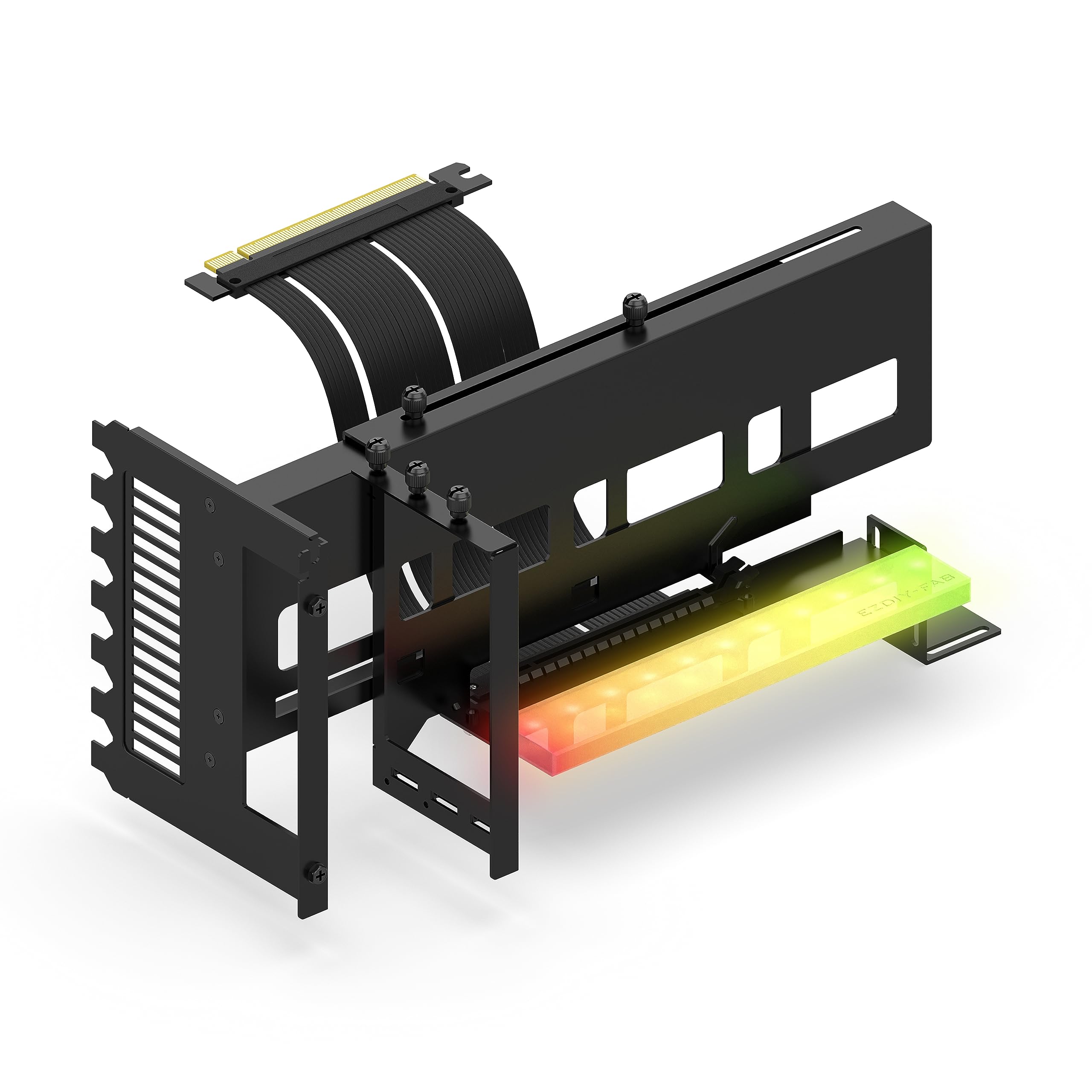 EZDIY-FAB Vertical PCIe 4.0 GPU Mount Bracket Graphic Card Holder with ...