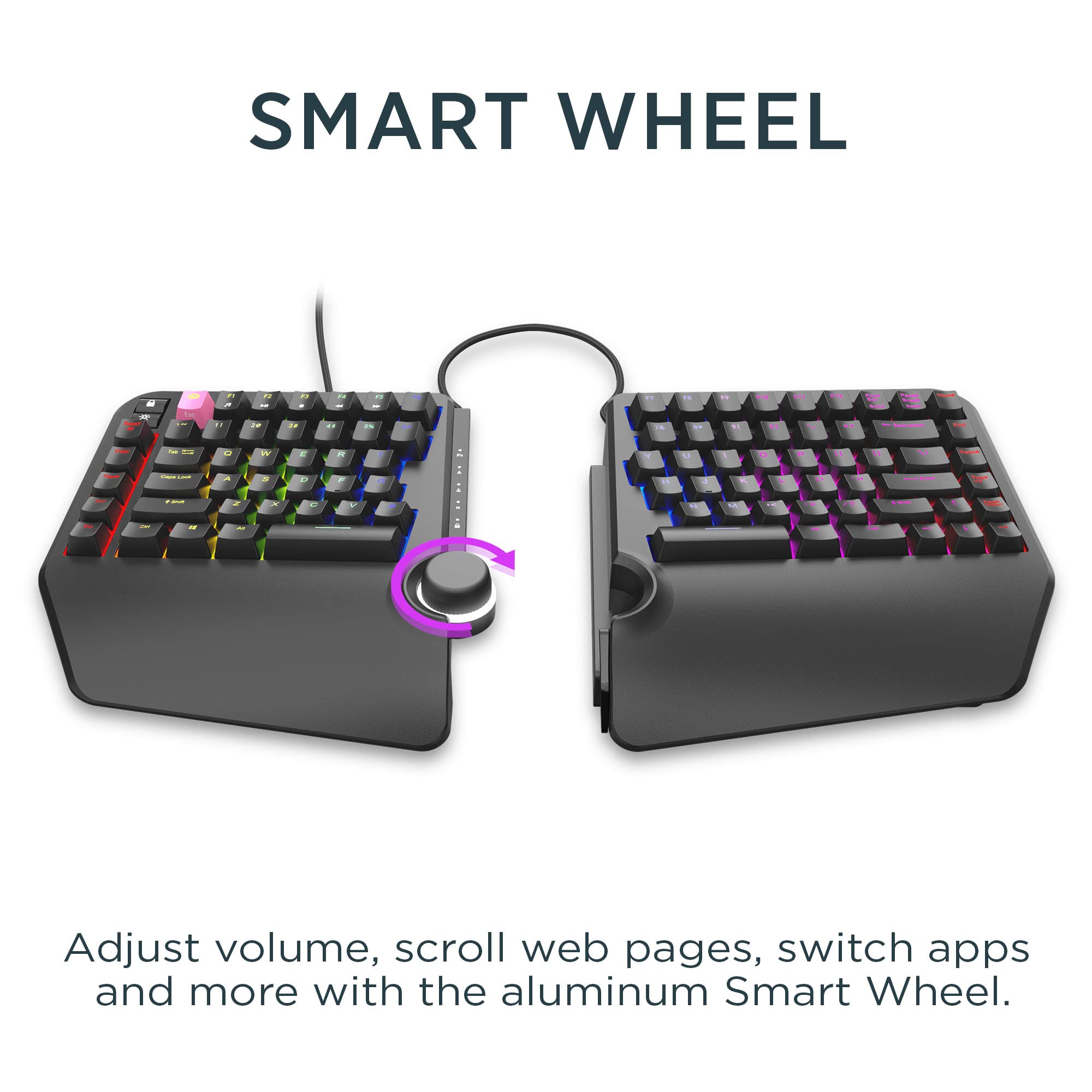 Mua ErgoTKL Ergonomic Tenkeyless Mechanical Keyboard for PC – Kailh ...