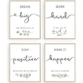 Amazon.com: Inspirational Phrases Gold Foil Print , Motivational Quote ...