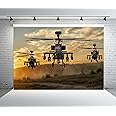 Amazon.com : BELECO 7x5ft Fabric Military Fighter Backdrop Army ...