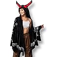 Amazon.com: Panitay Mothman Costume Halloween Cosplay Hooded Cape ...