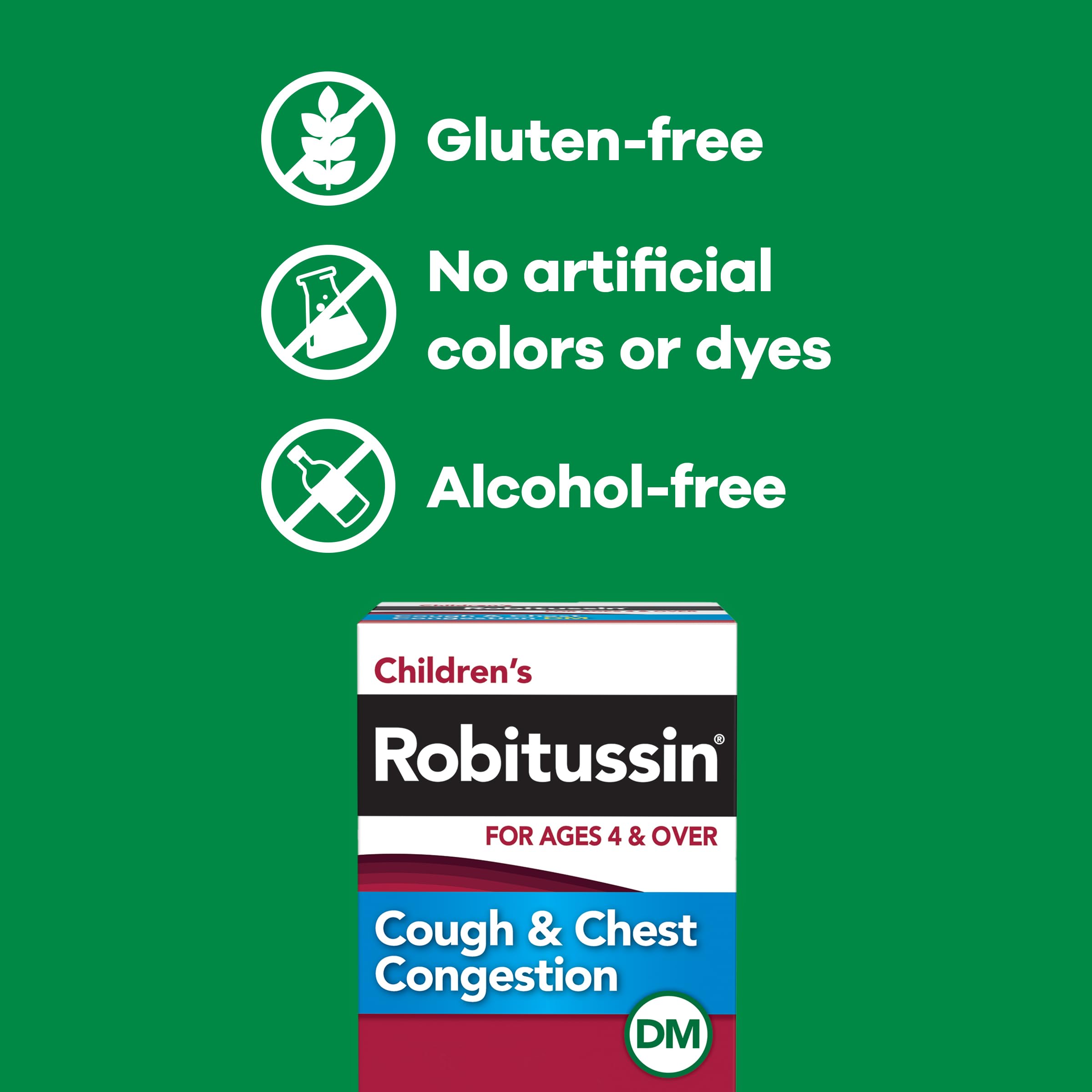 Mua Robitussin Children's Cough and Chest Congestion DM, Cough Medicine ...