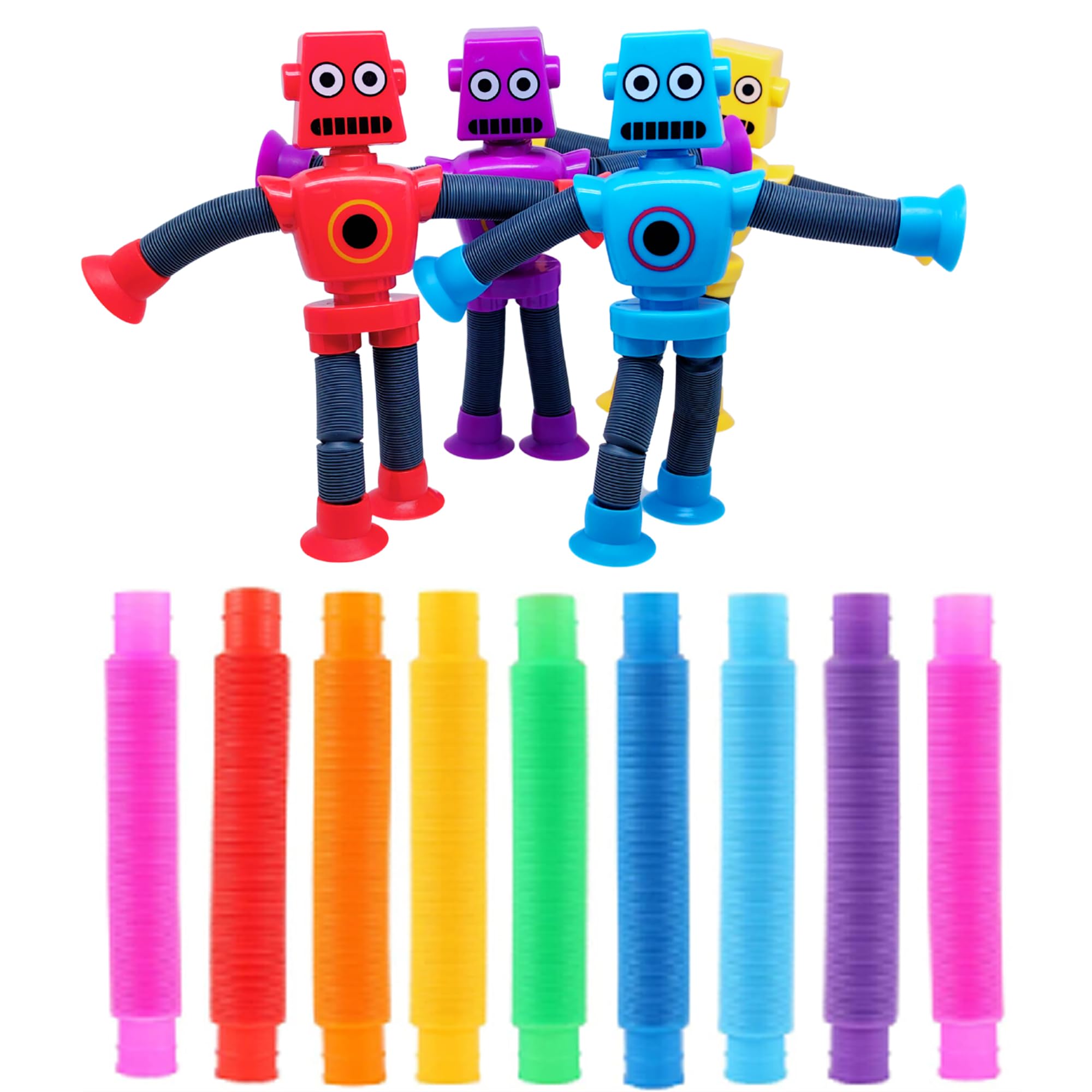 Mua Kryfa Telescopic Robot Suction Cup Toy, Pop Tube Animals for Kids 3 ...