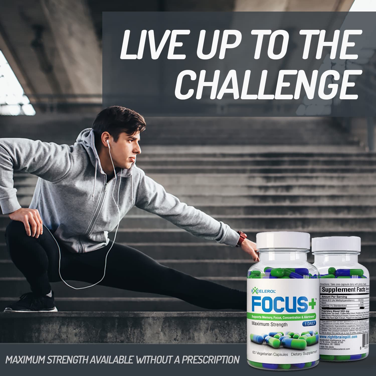 Mua Excelerol Focus Plus Brain Supplement Capsules, 60 Count trên ...